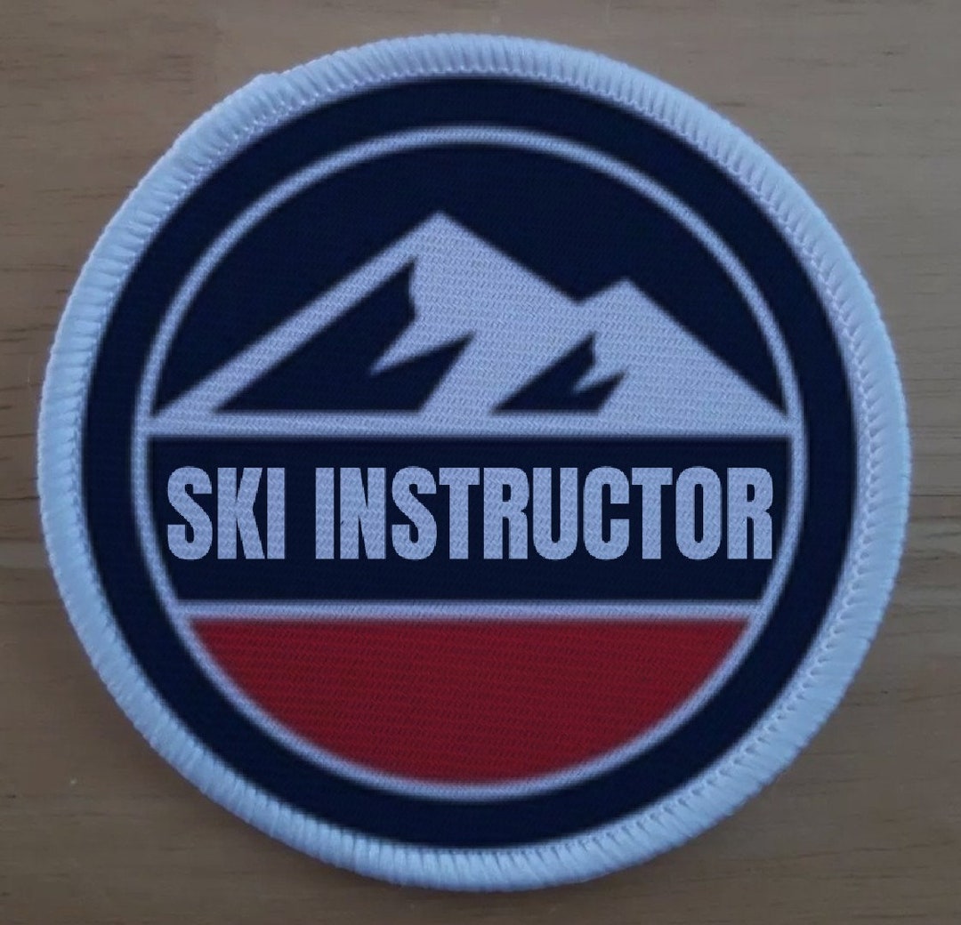 Ski Instructor Skiing 3 Inch Patch Badge - Etsy