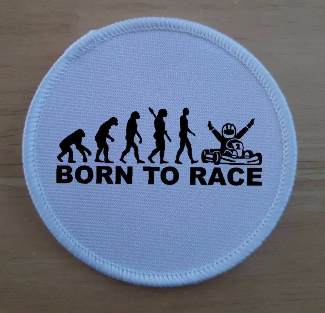 Go Karting Patch Badge - Etsy