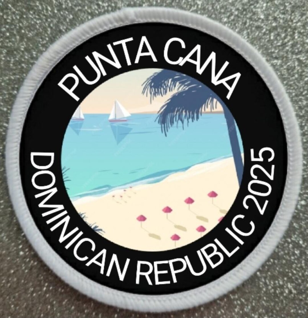 Punta Cana Dominican Republic 3 Inch Patch Badge - Etsy
