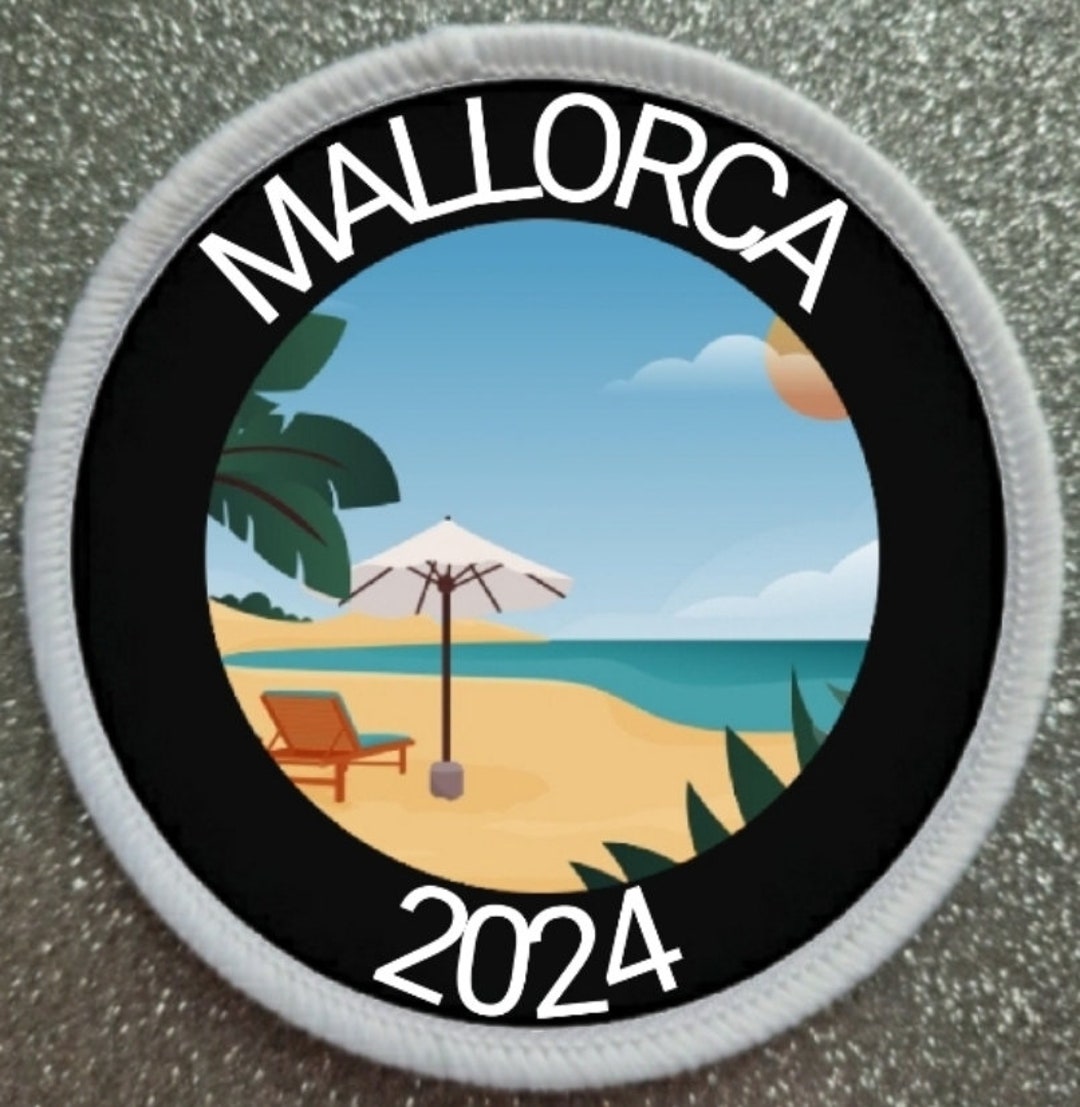 Mallorca 2024 Travel 3 Inch Patch Badge - Etsy