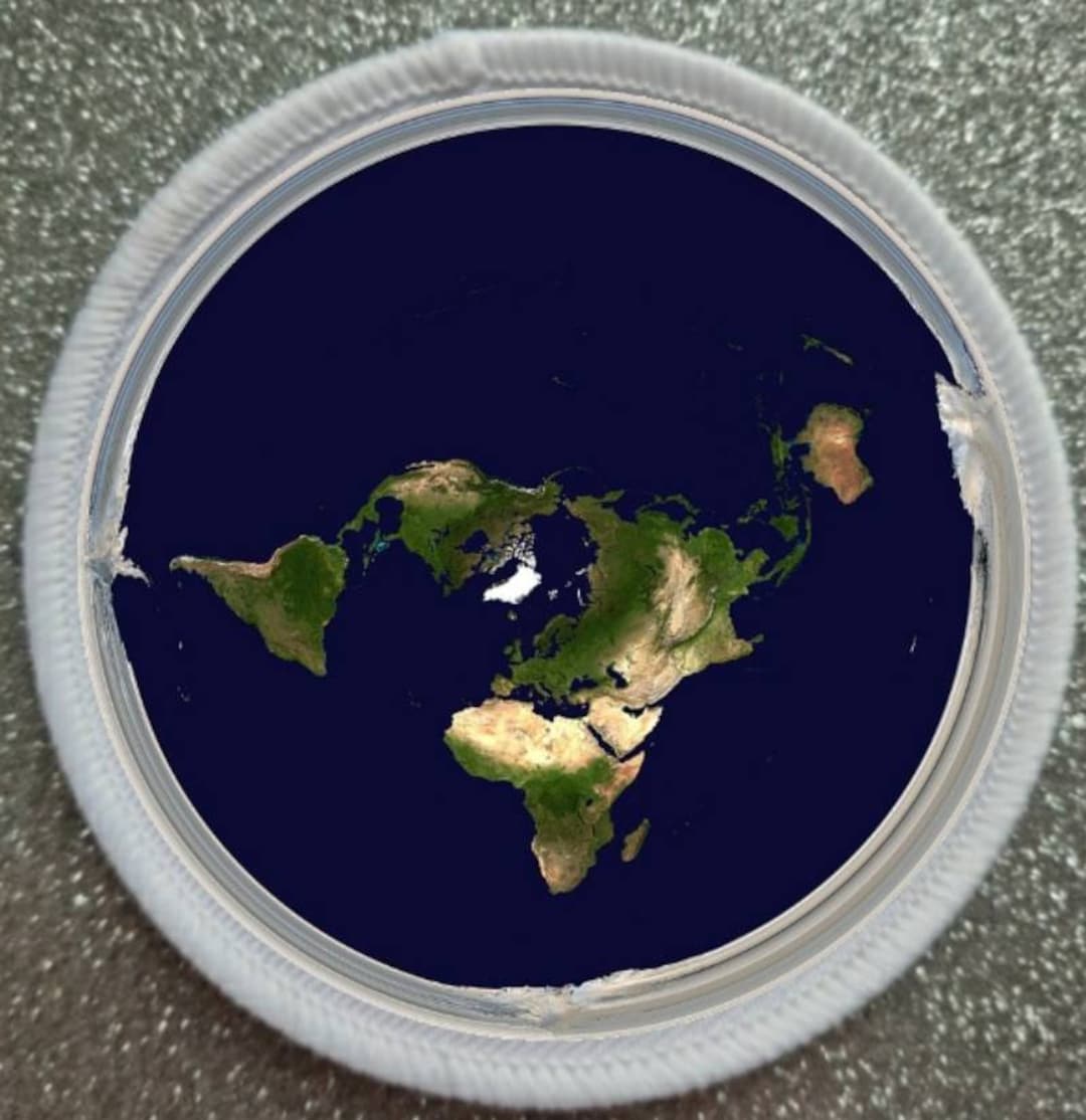 Flat Earth Disk 3 Inch Patch Badge - Etsy