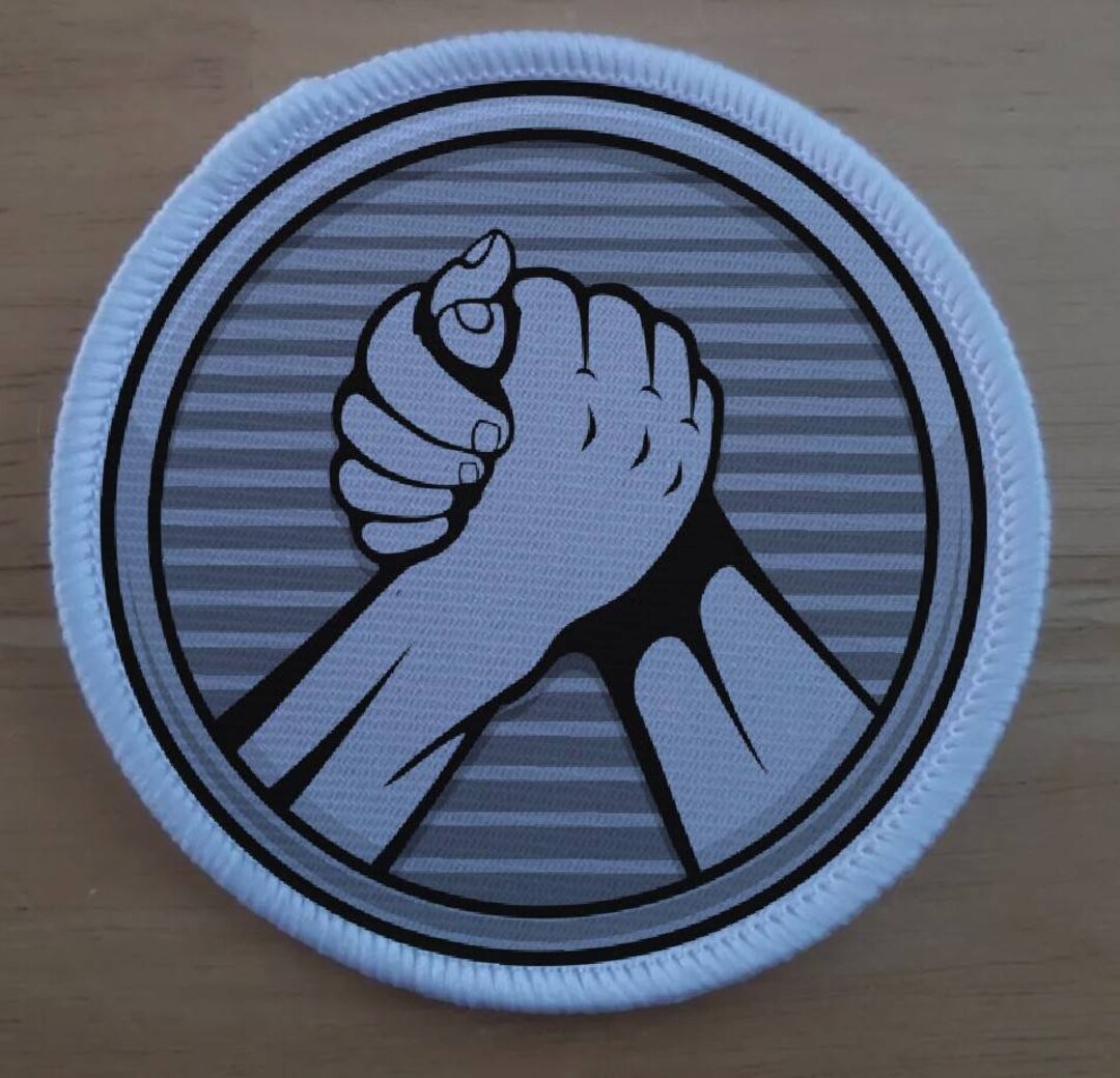 Arm Wrestling Patch Badge - Etsy