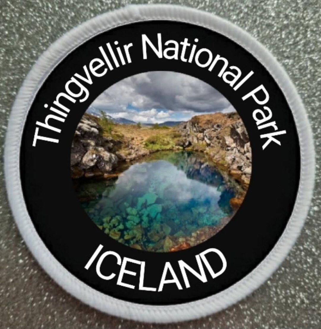 Thingvellir National Park Iceland 3 Inch Patch Badge - Etsy