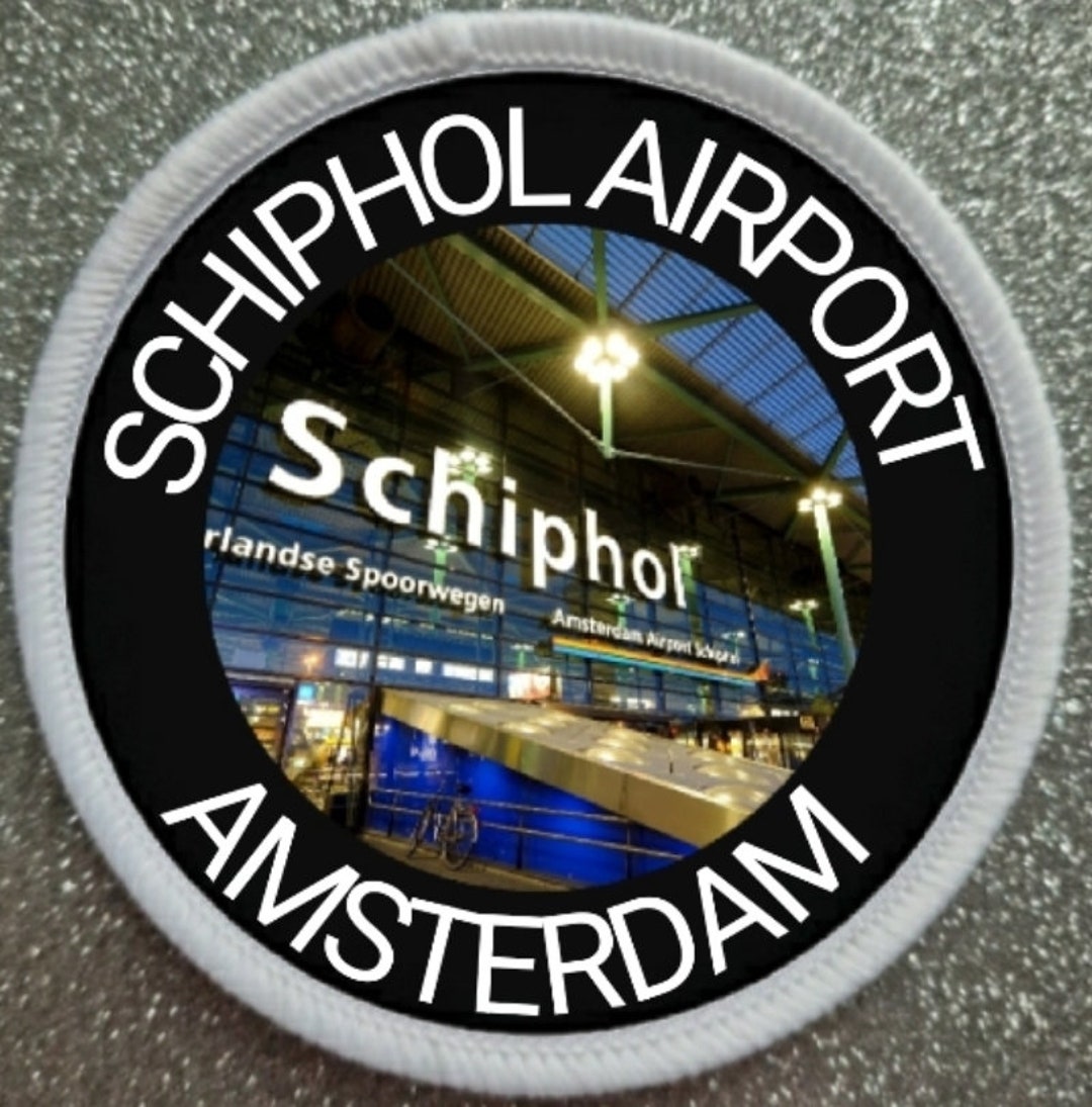 3 Inch Schiphol Airport Amsterdam Netherlands Patch Badge - Etsy