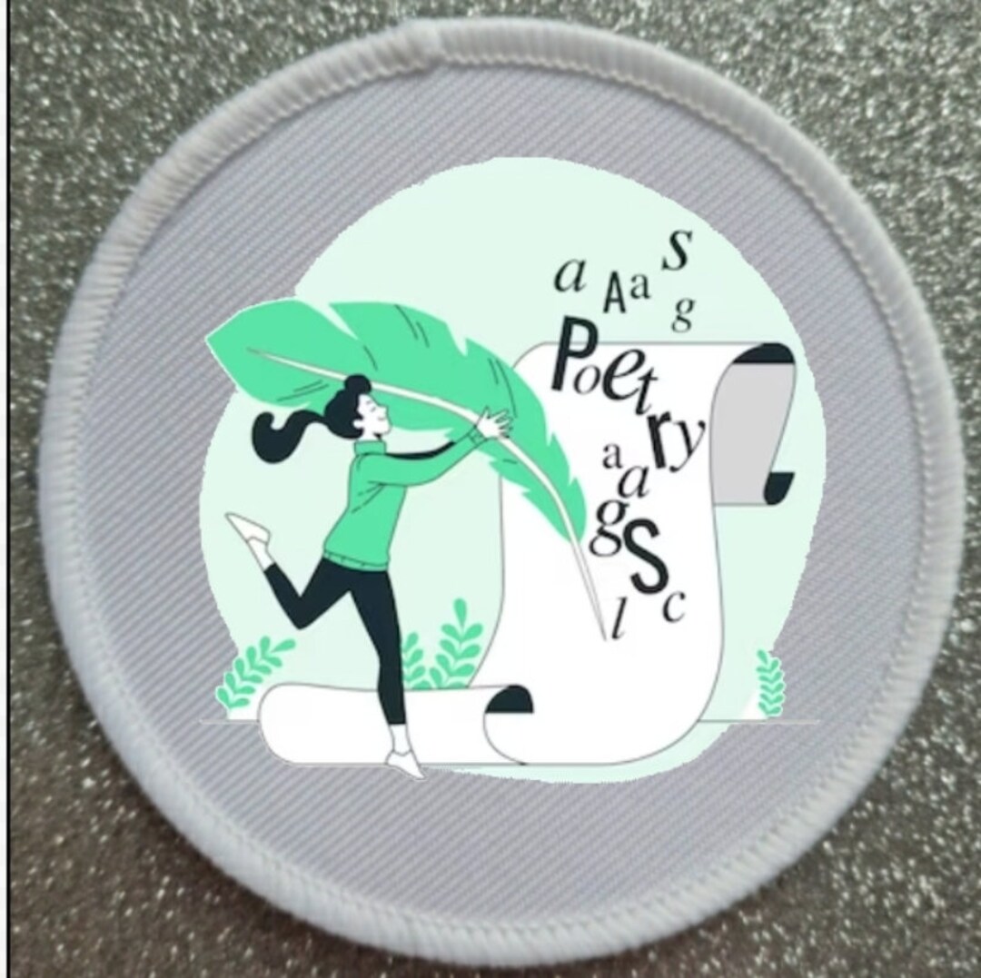 Poetry 3 Inch Patch Badge - Etsy