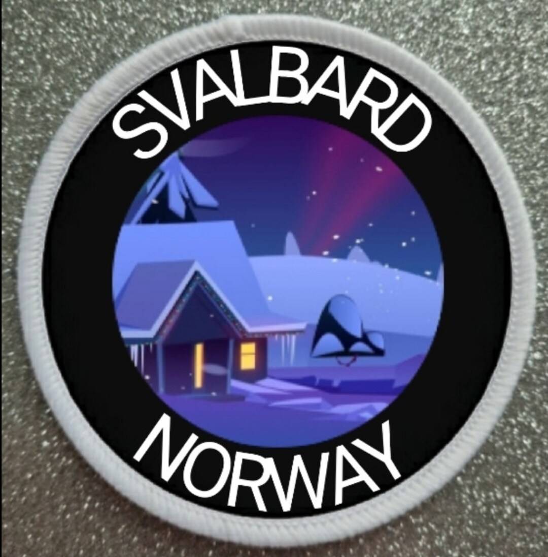 Svalbard Norway 3 Inch Patch Badge - Etsy