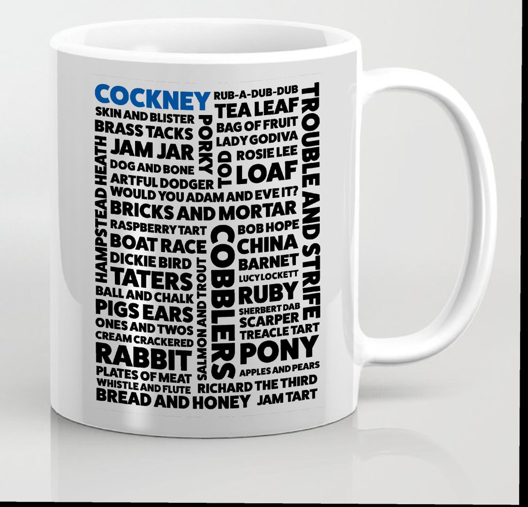 Cockney Rhyming Slang 11oz Mug - Etsy