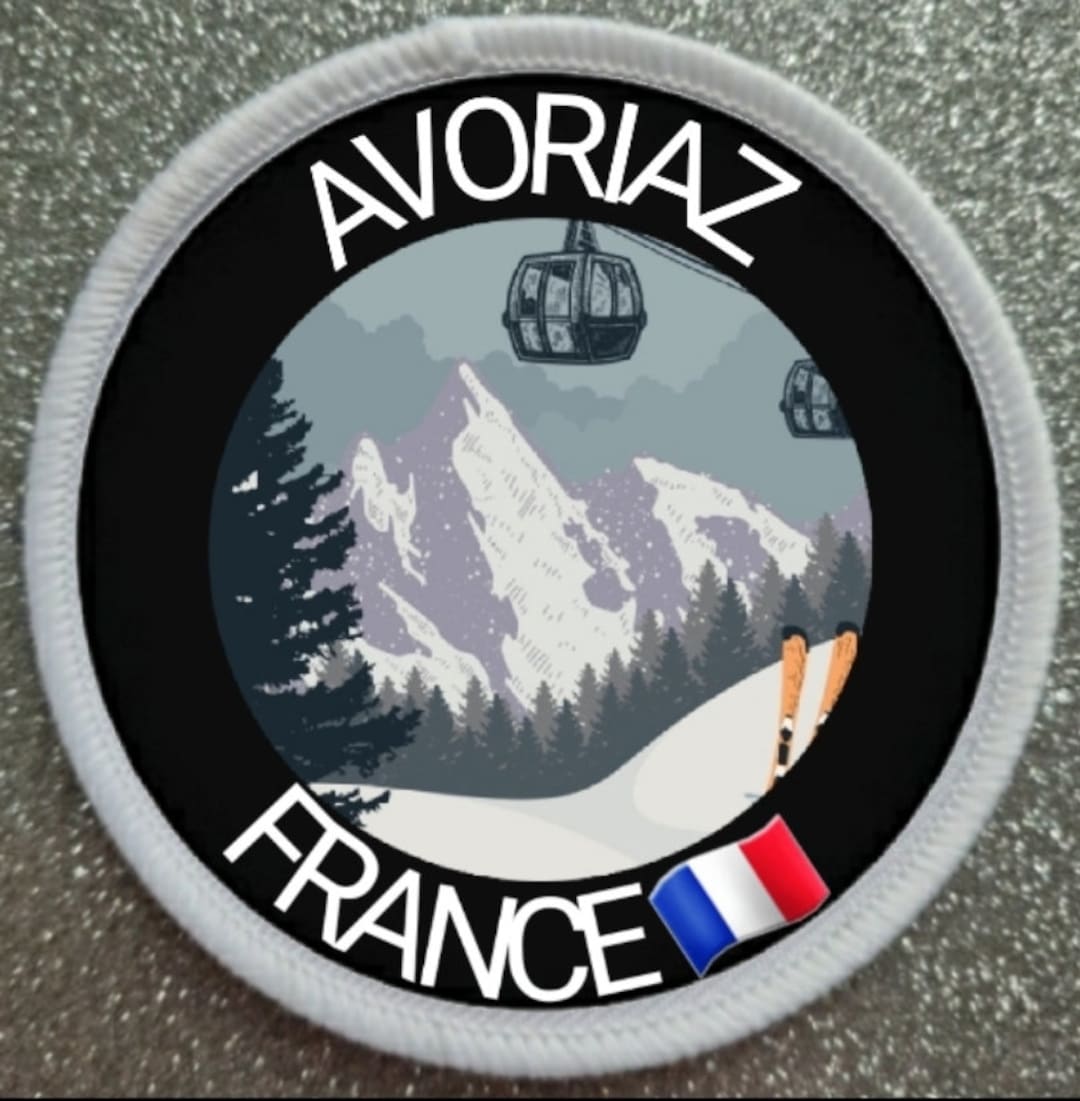 Avoriaz France Ski Resort 3 Inch Patch Badge - Etsy