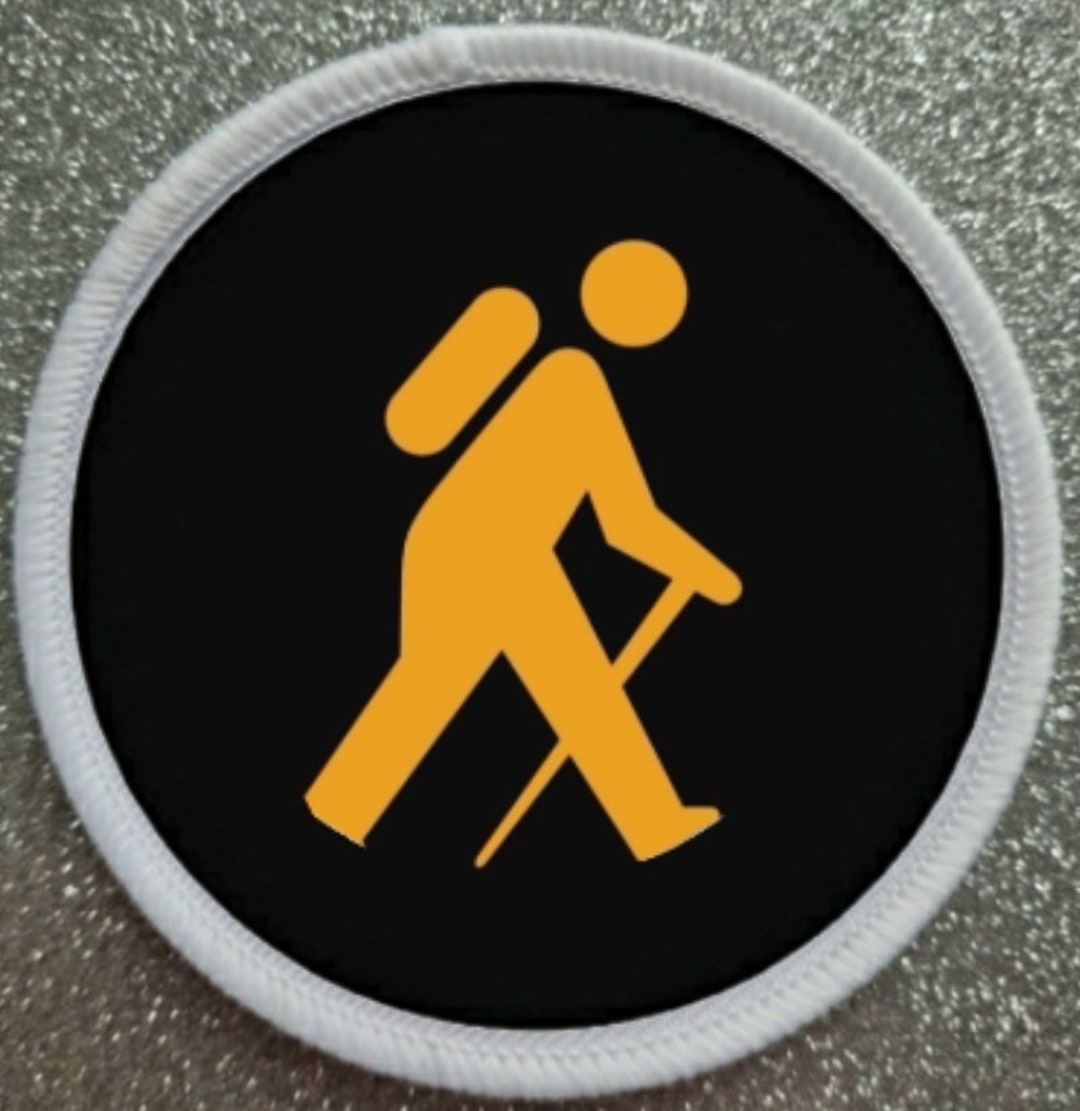 3 Inch Walking Hiking Sublimation Patch Badge - Etsy