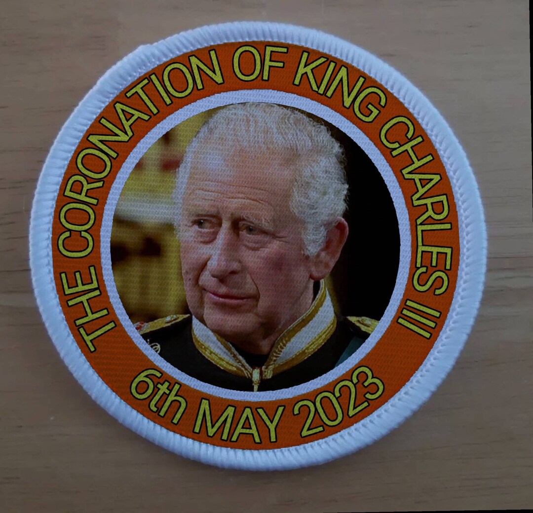 3 Inch Coronation of Charles Lll Patch Badge - Etsy