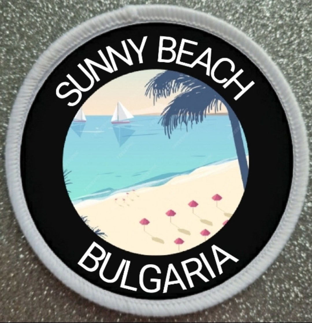 Sunny Beach Bulgaria 3 Inch Patch Badge - Etsy