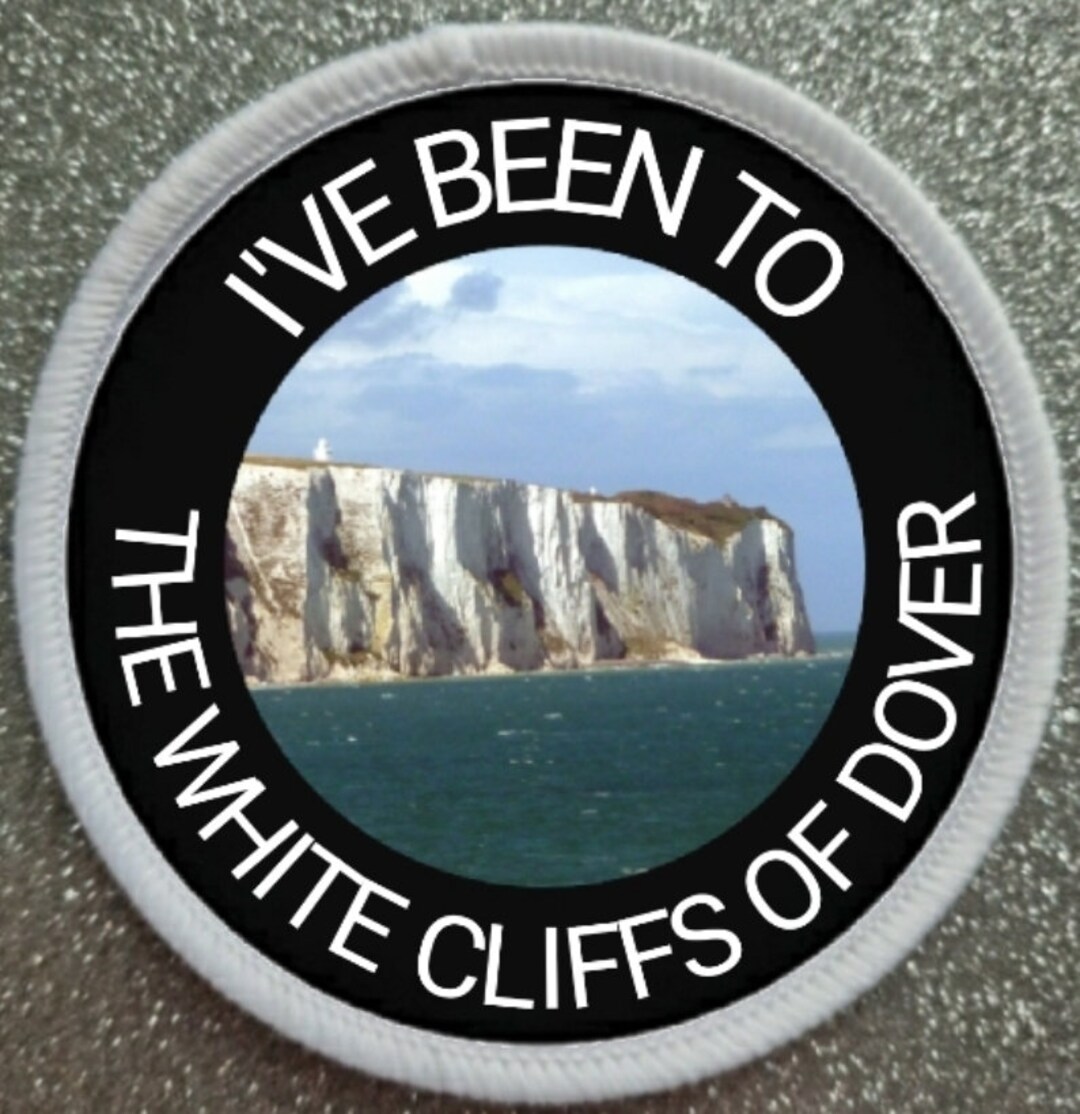 3 Inch the White Cliffs of Dover England Patch Badge - Etsy