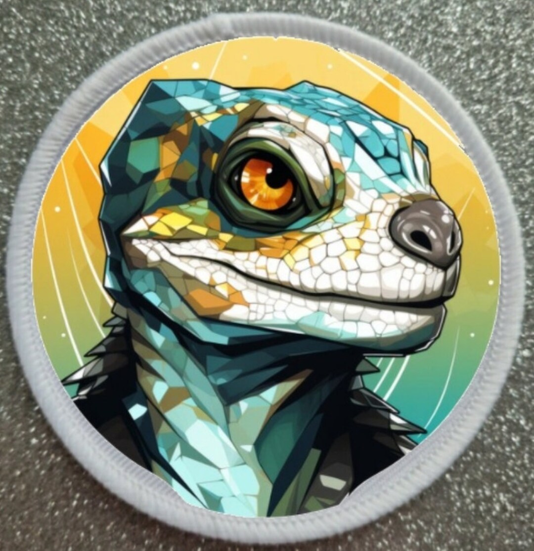 3 Inch Reptilian Reptile Patch Badge - Etsy