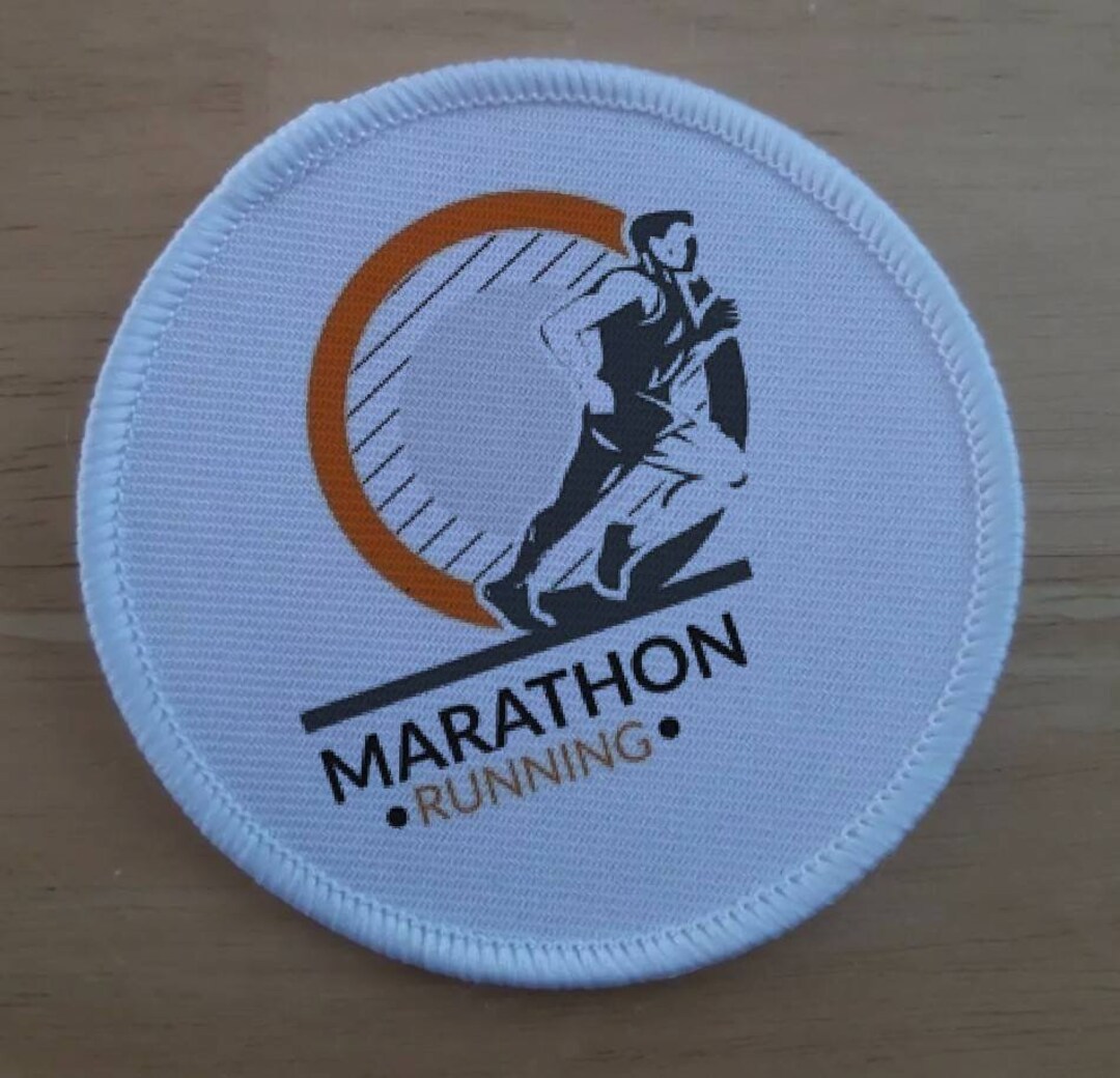 Runner Sublimation Patch Badge - Etsy
