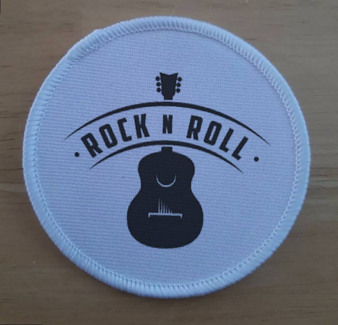 Rock and Roll Patch Badge - Etsy