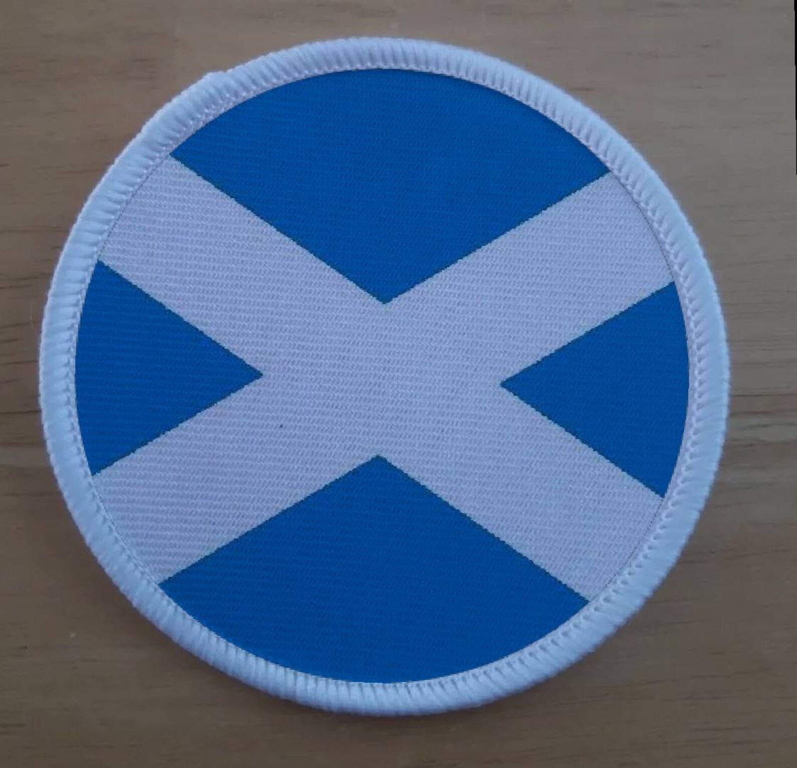 Scottish Saltire Patch Badge - Etsy
