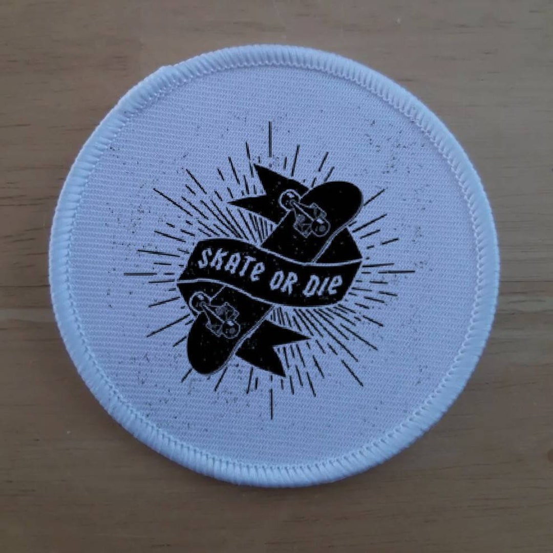 Skate Board Patch Badge - Etsy