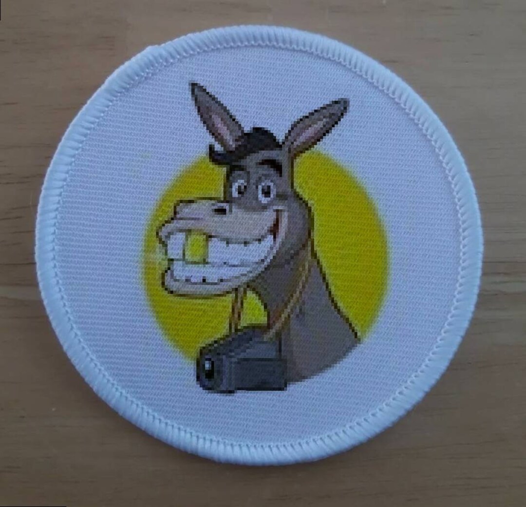 Donkey 3 Inch Sublimation Patch - Etsy