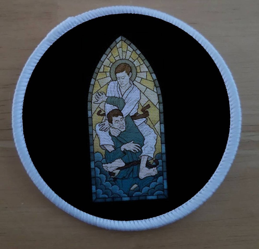 7" Large Back BJJ Patch Badge - Etsy
