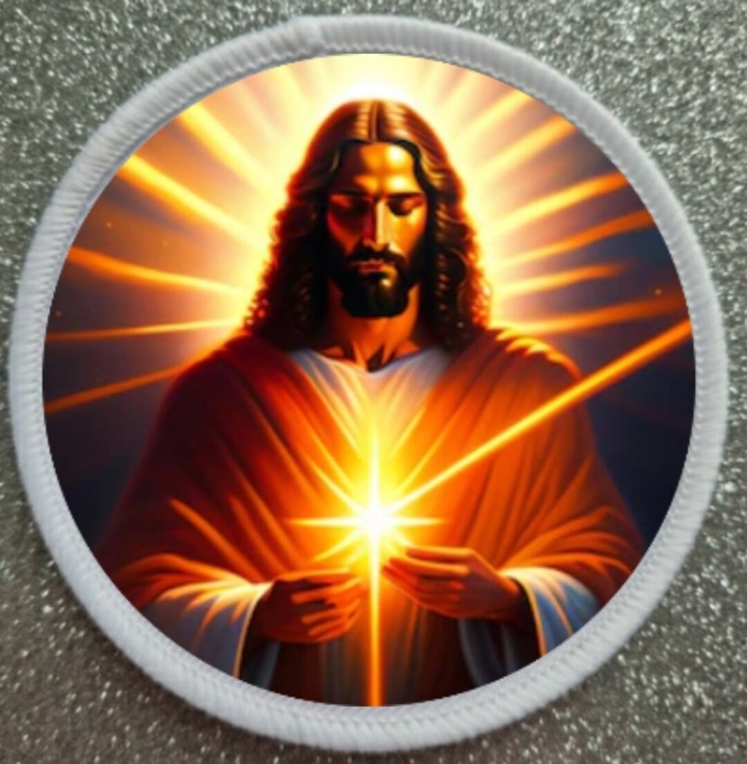 3 Inch Jesus Christ of Nazareth Sublimation Patch Badge - Etsy