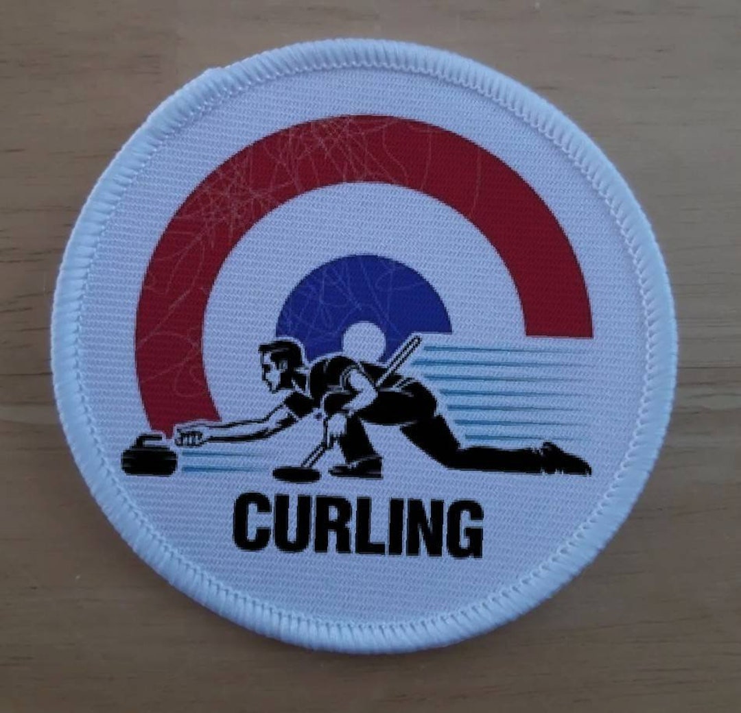 3" Curling Patch Badge - Etsy