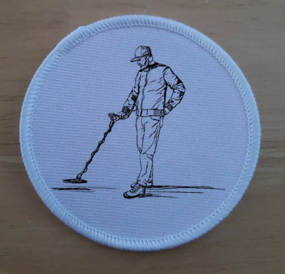 Metal Detector Patch Badge - Etsy