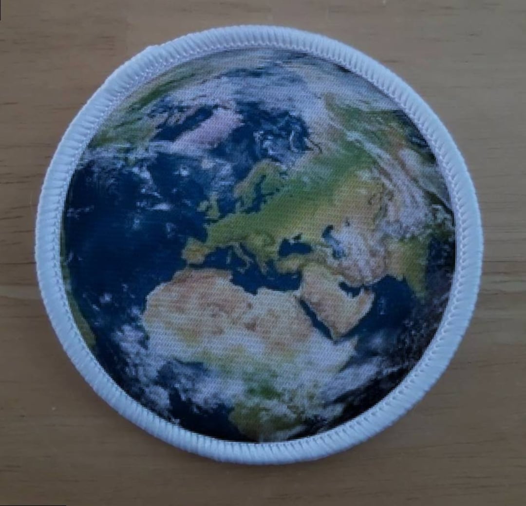 3" Planet Earth Patch Badge - Etsy
