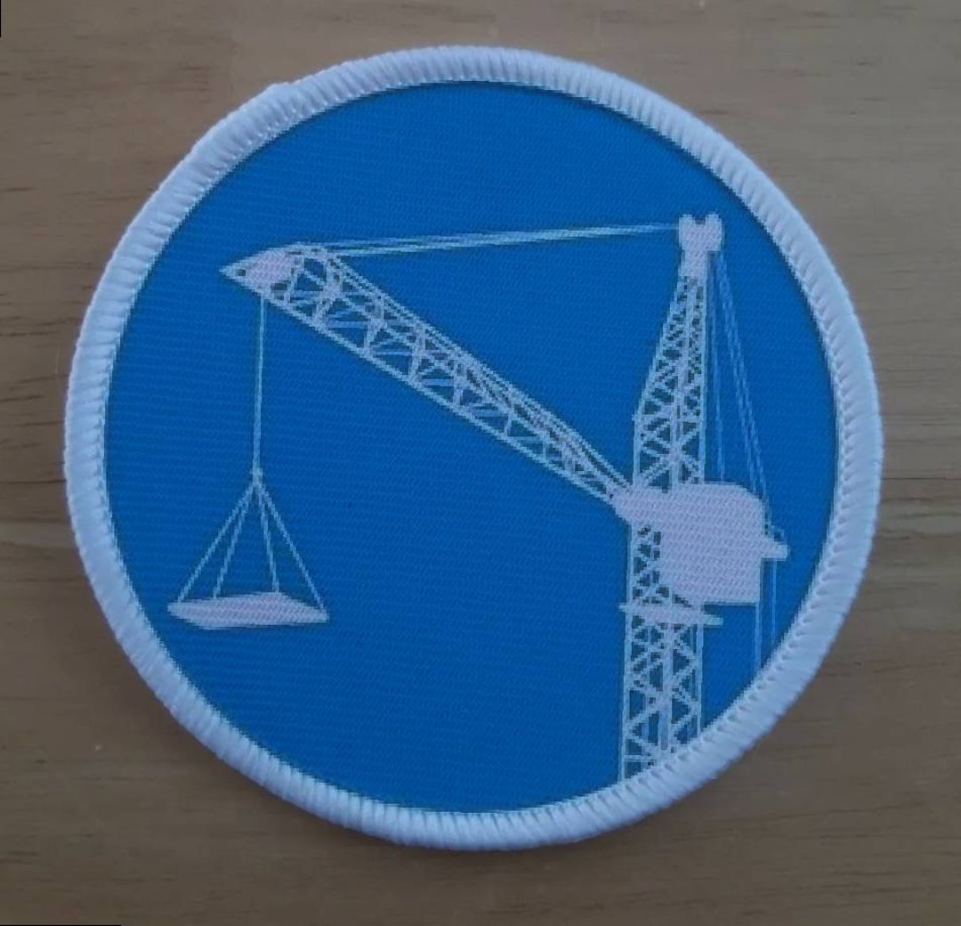Crane Patch Badge - Etsy