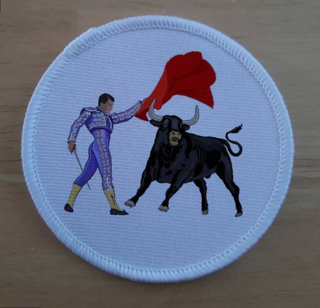 Bull Fighter Matador Patch Badge - Etsy