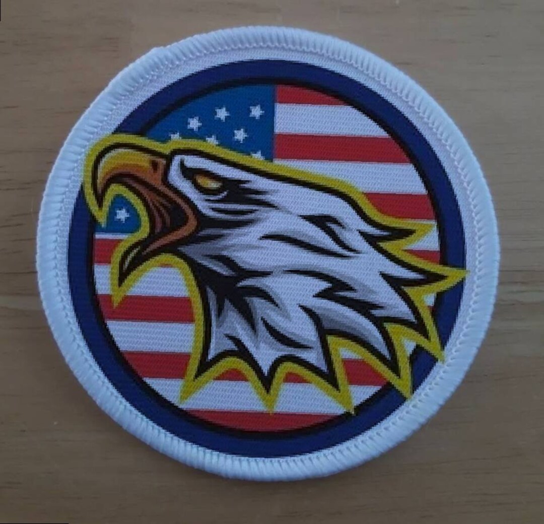 American Eagle Patch Badge - Etsy