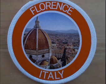 Florence Italy Embroidered Patch - Etsy