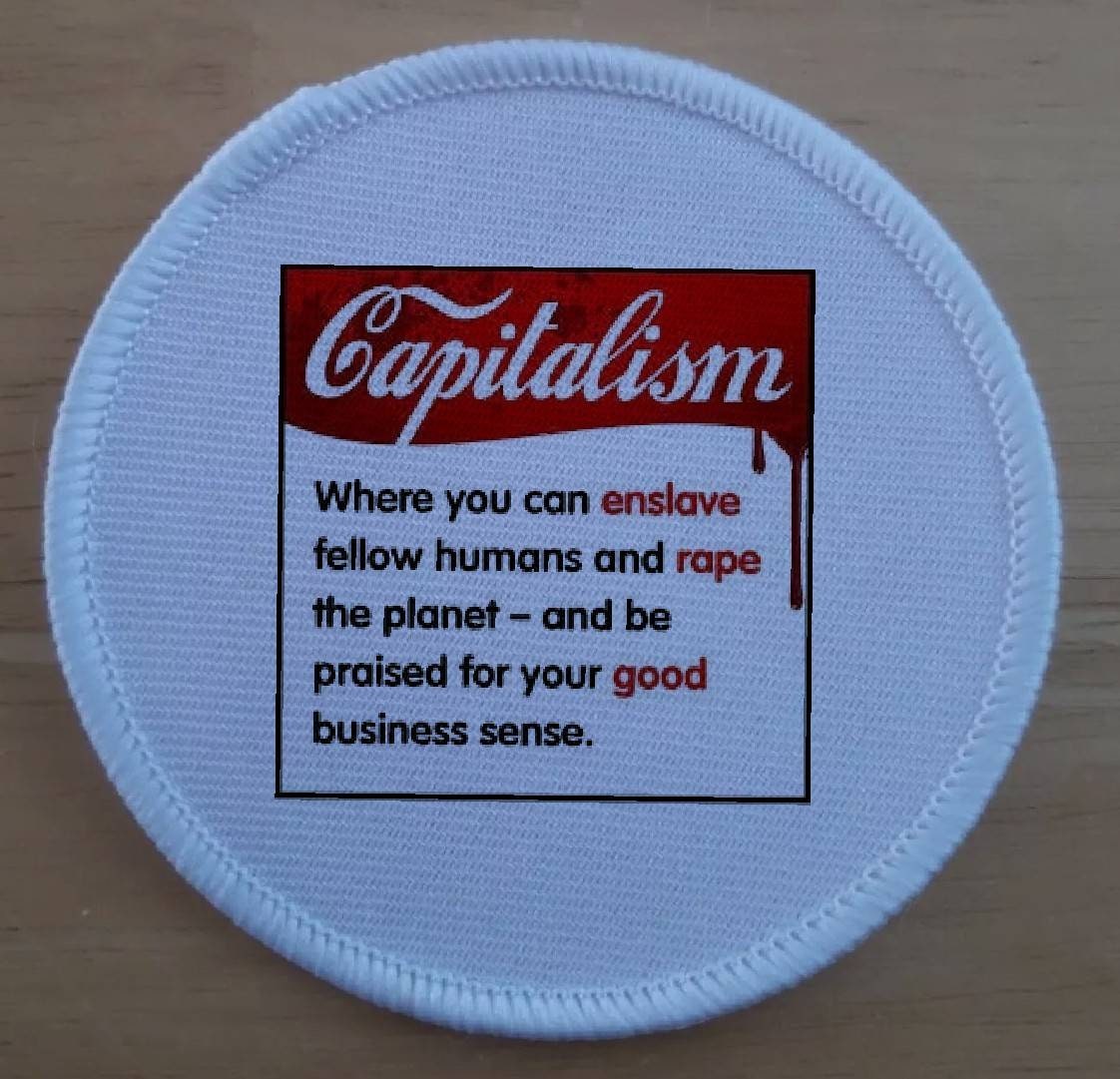 Anti Capitalism Patch Badge - Etsy UK