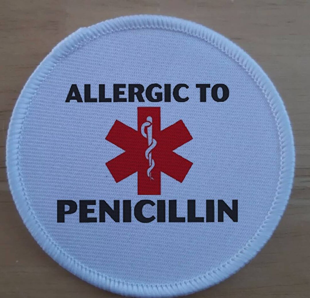 Penicillin Awareness Patch Badge - Etsy