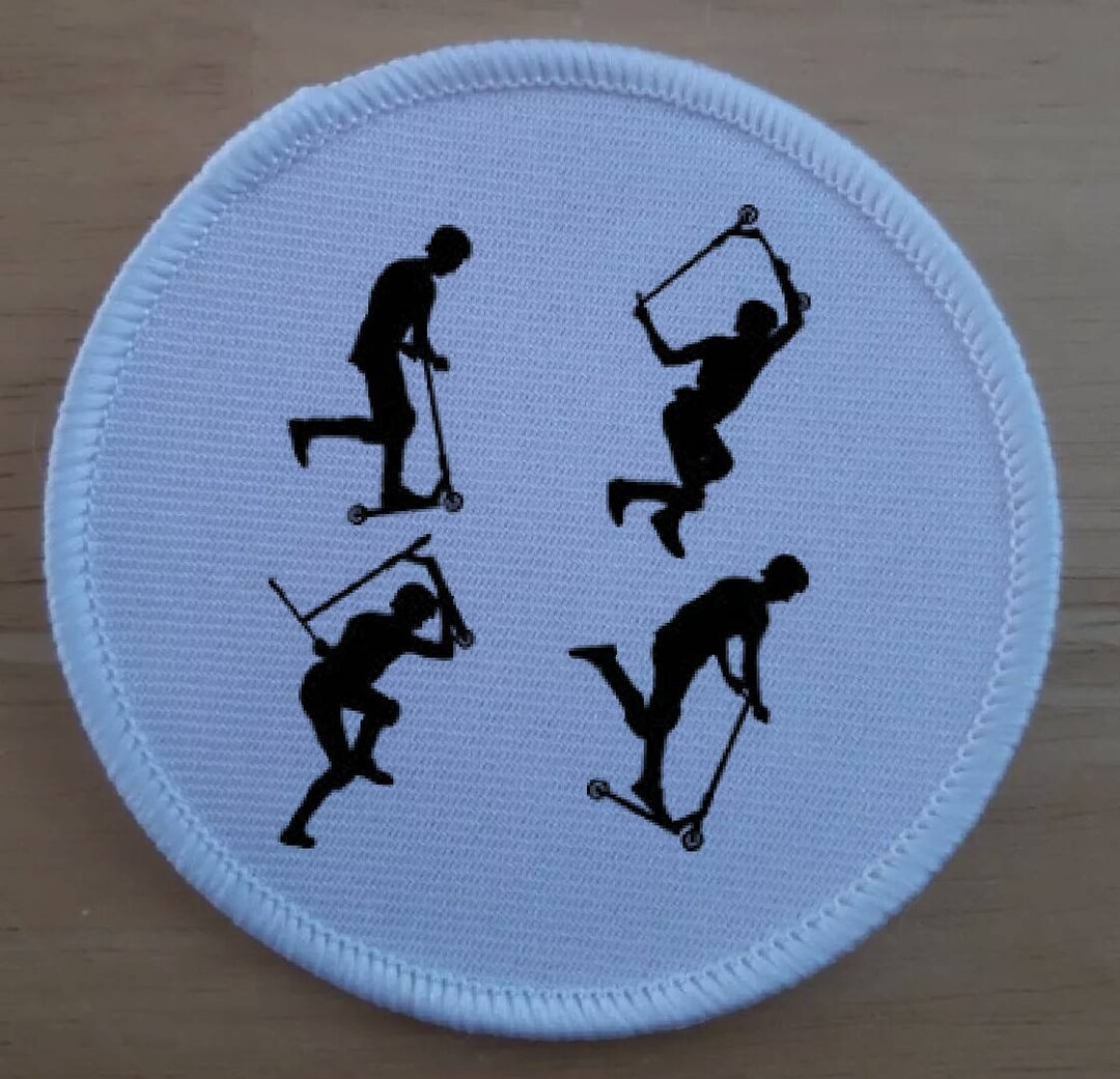 Stunt Scooter Patch Badge - Etsy