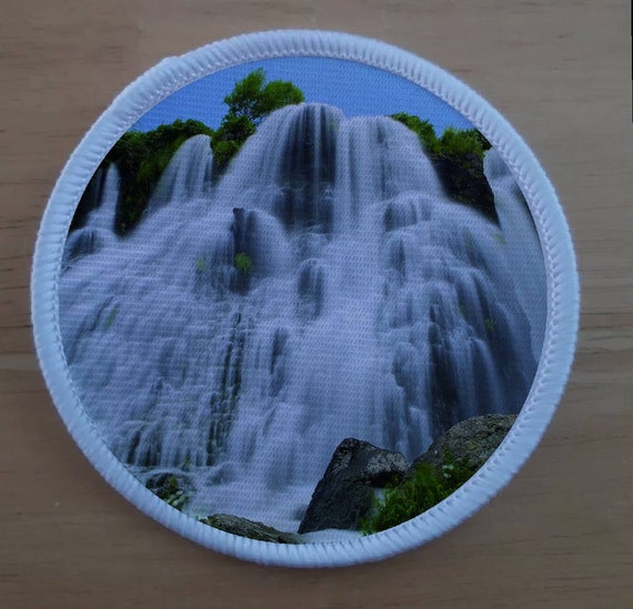 Waterfall Patch Badge - Etsy