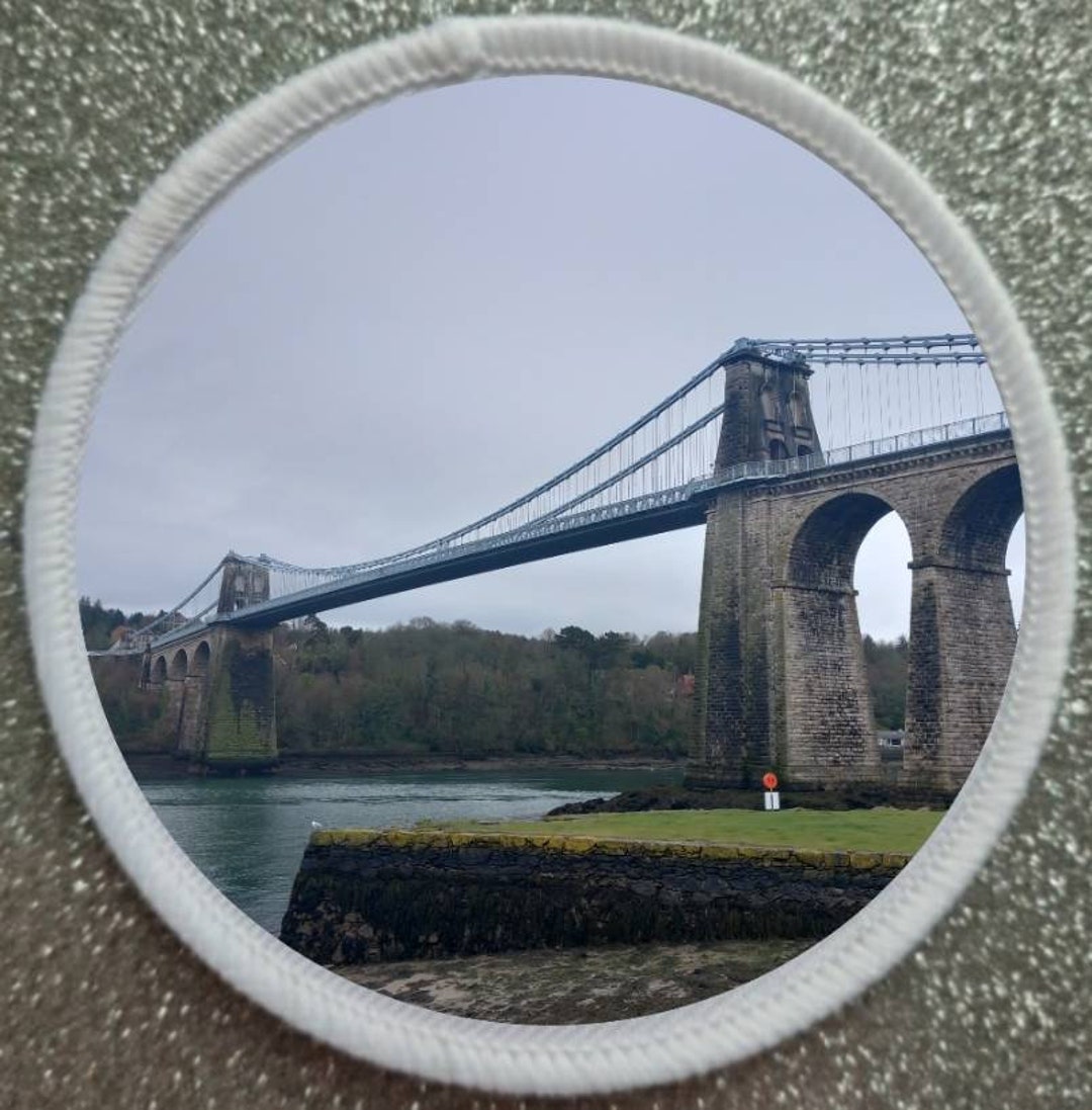 3"menai Bridge Anglesey Wales Patch Badge - Etsy