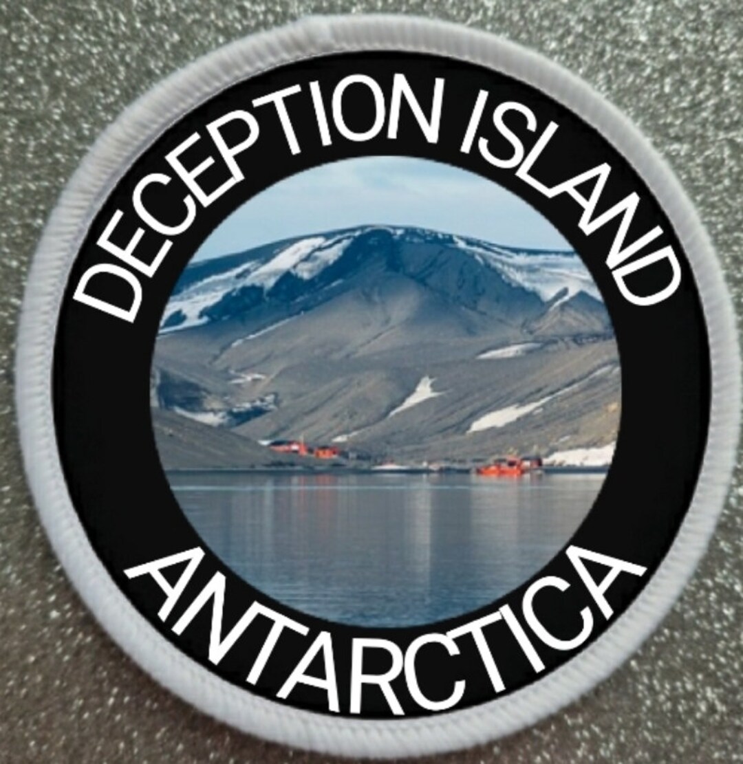 3 Inch Deception Island Antarctica Image Patch Badge - Etsy