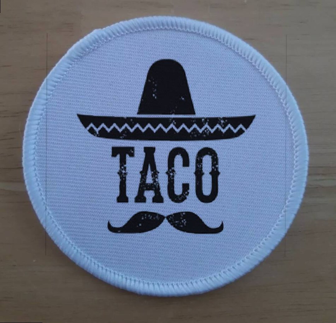 Taco Patch Badge - Etsy