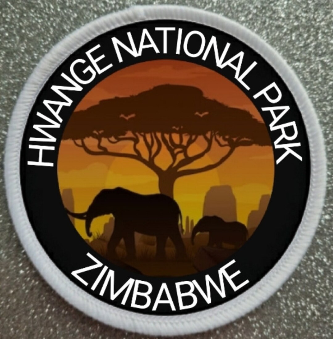 Hwange National Park Zimbabwe 3 Inch Patch Badge - Etsy