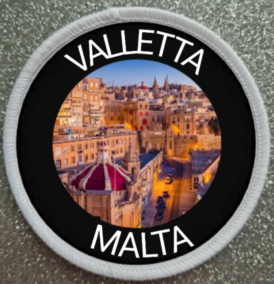 Valletta Malta 3 Inch Patch Badge - Etsy