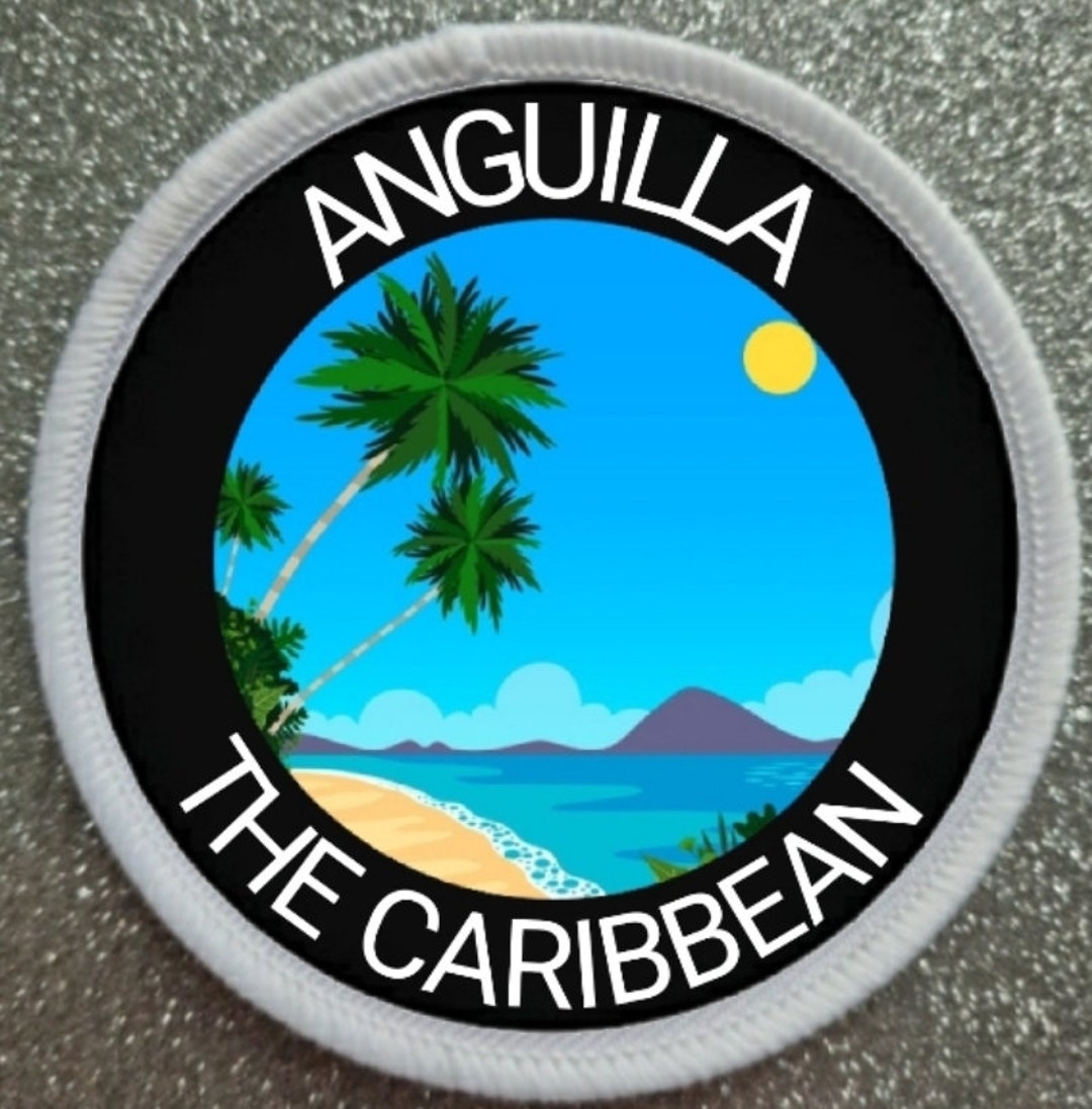Anguilla the Caribbean 3 Inch Patch Badge - Etsy