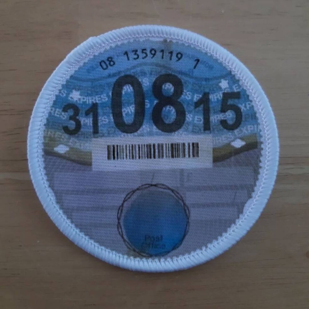 British Road Tax Disc Patch Badge - Etsy
