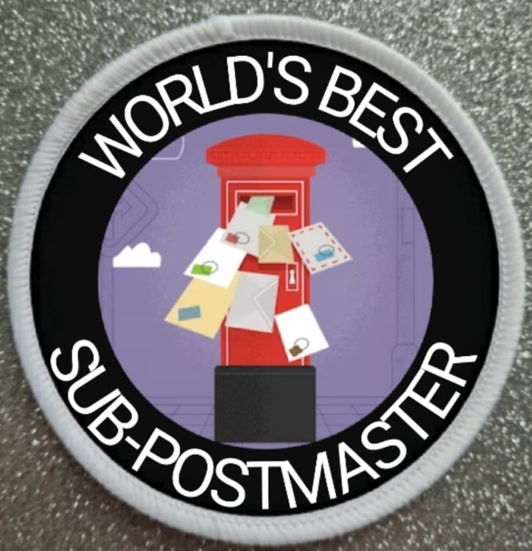 Worlds Best Sub-postmaster 3 Inch Patch Badge - Etsy