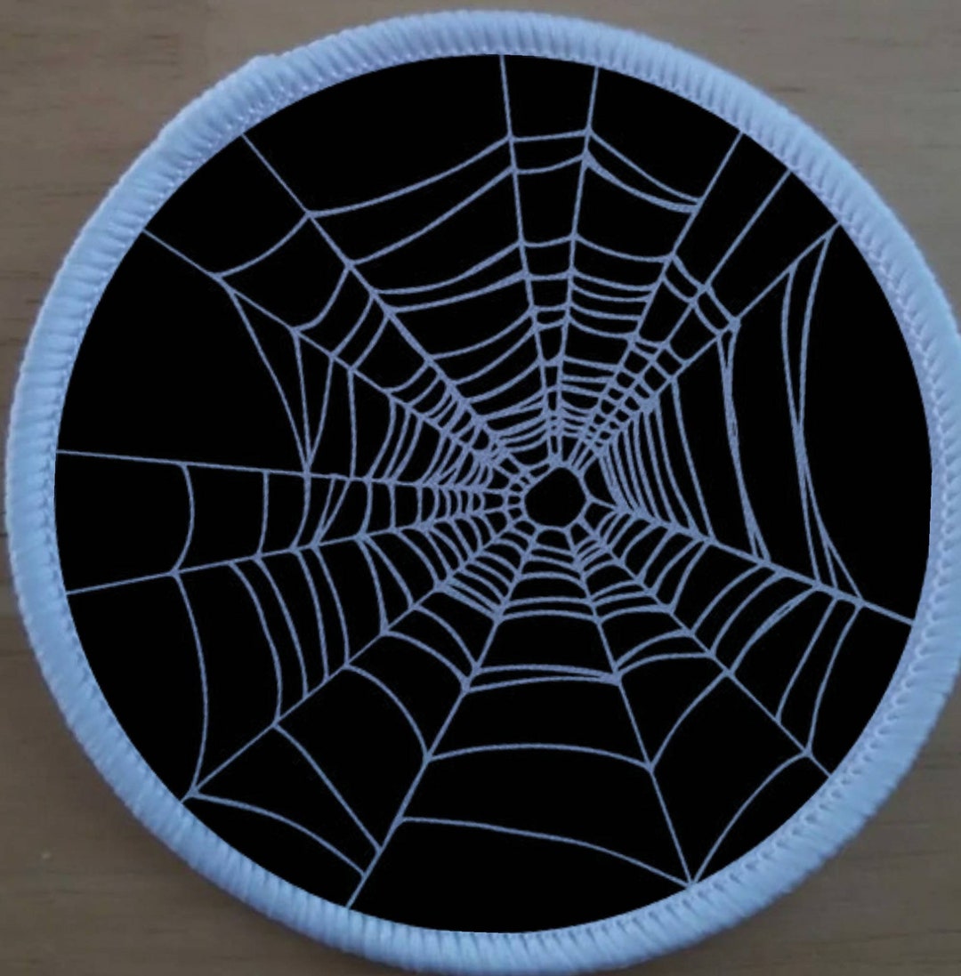 Spiders Web Patch Badge - Etsy
