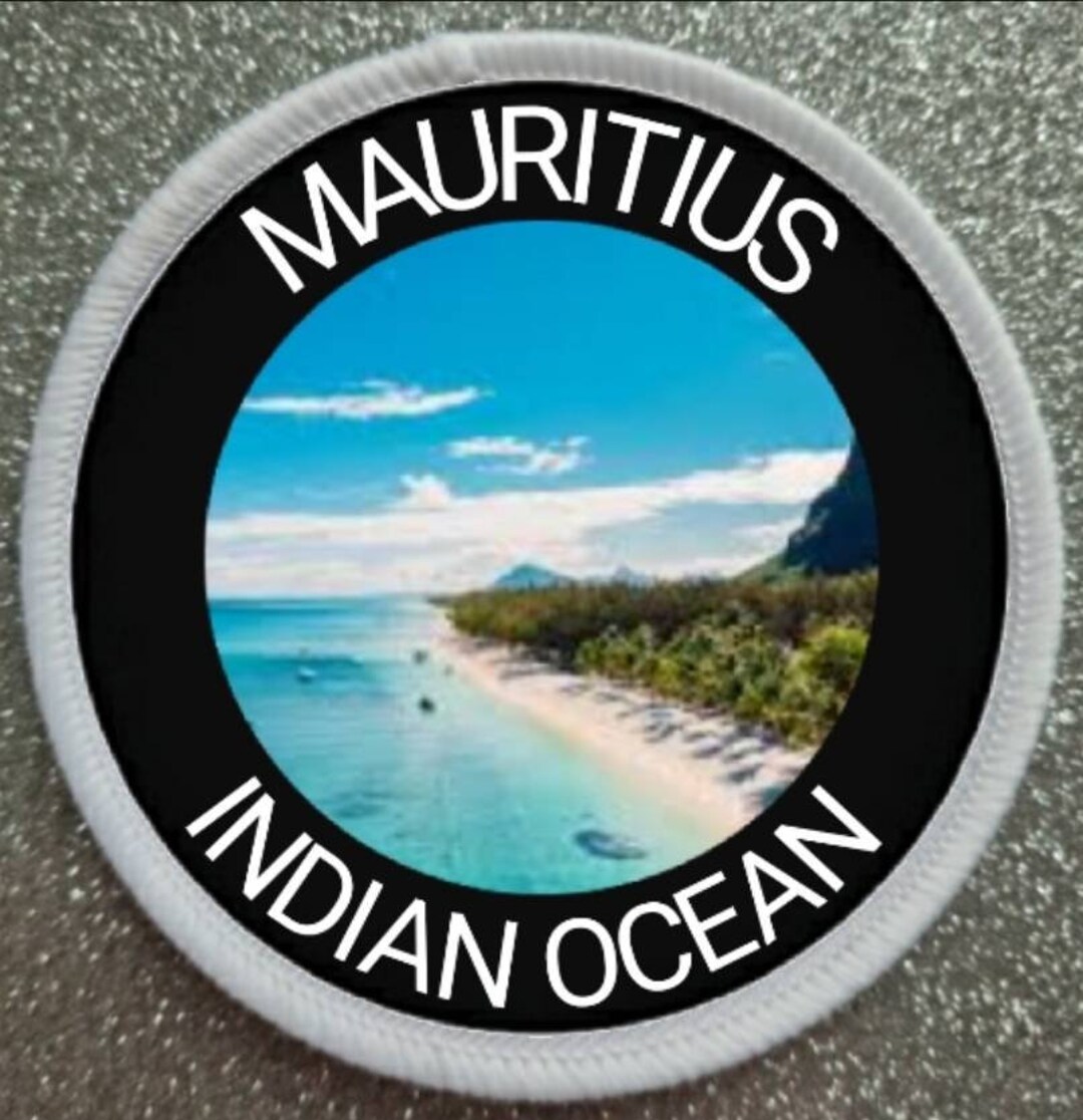 3 Inch Mauritius Indian Ocean Patch Badge - Etsy