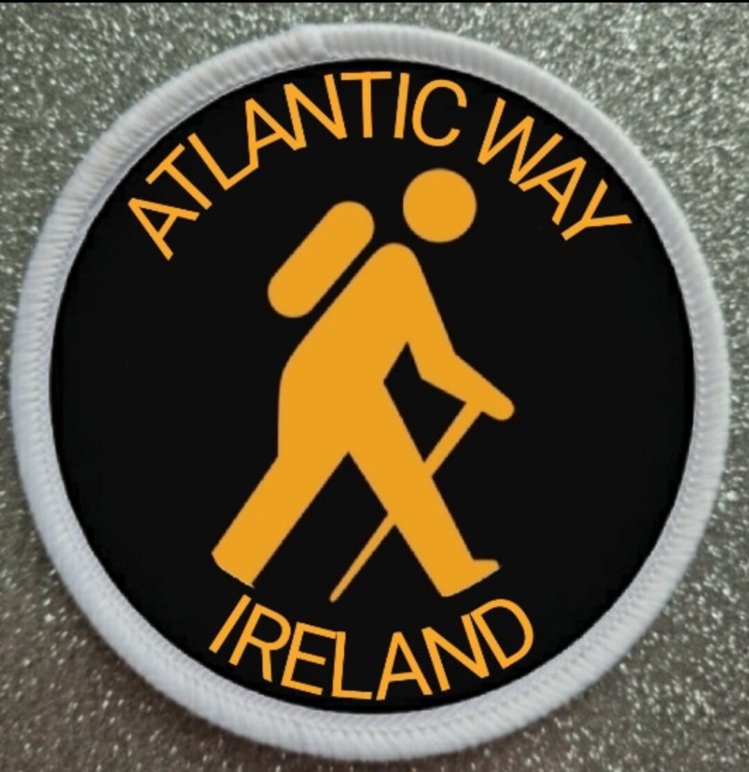 3 Inch Atlantic Way Ireland Sublimation Patch Badge - Etsy