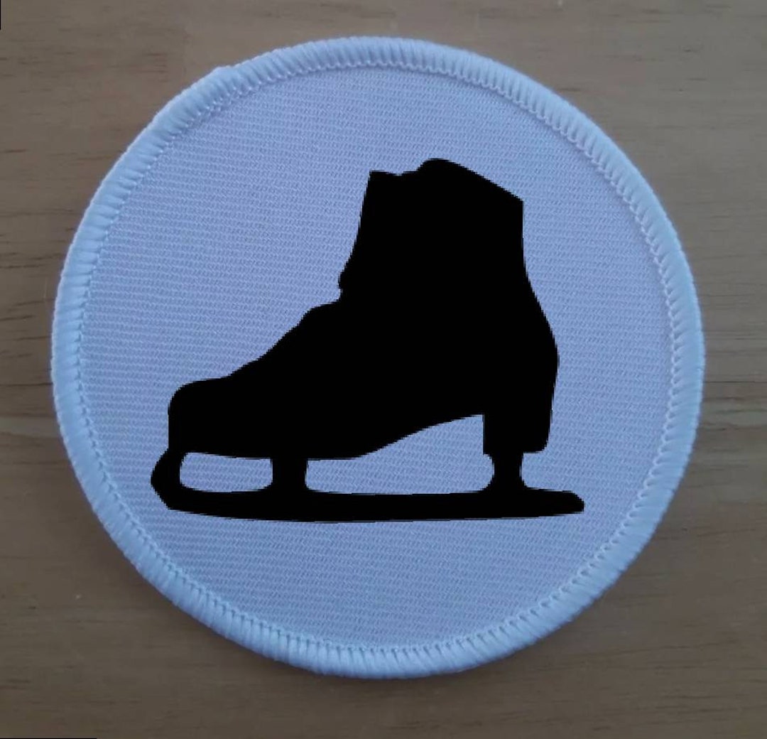 Ice Skate 3 Inch Sublimation Patch - Etsy