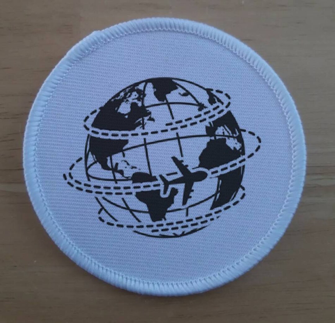 Around the World Flight Patch Badge - Etsy