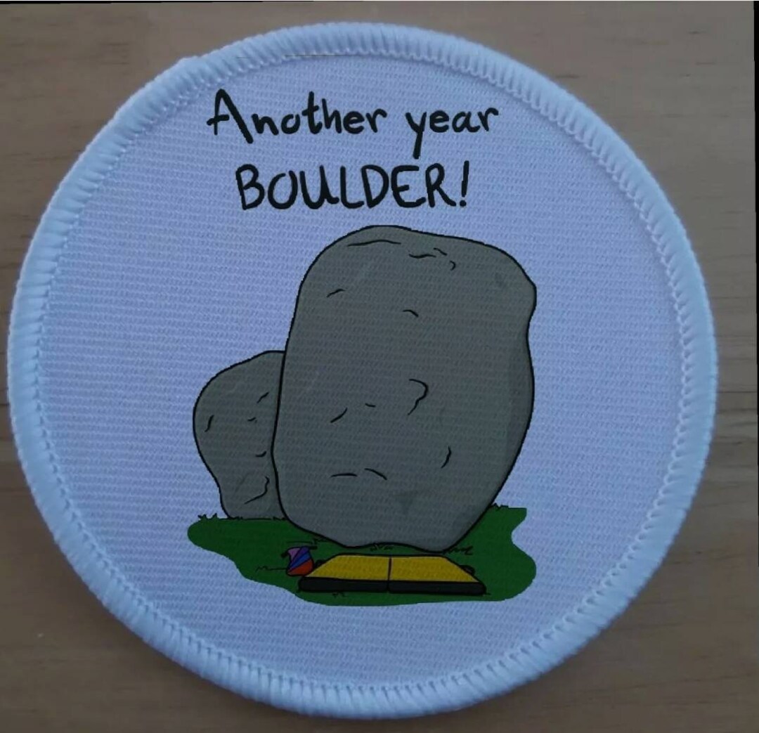 Another Year Boulder Patch Badge - Etsy