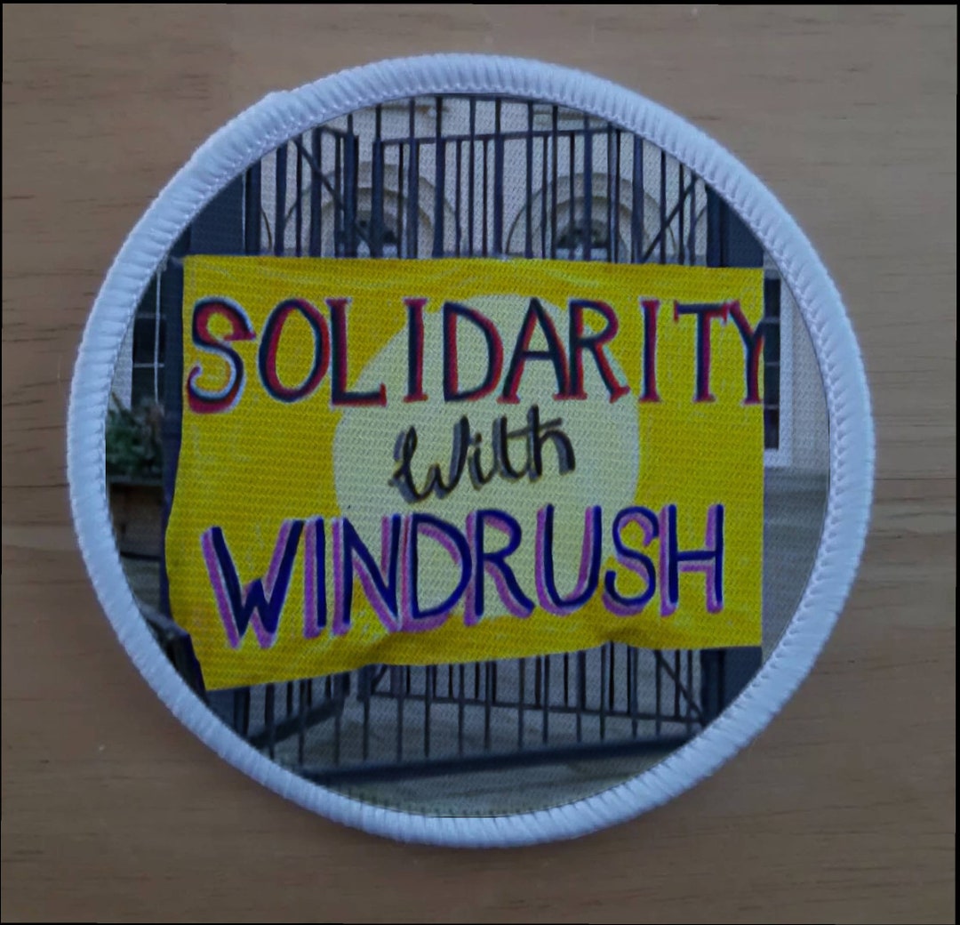 Solidarity With Windrush Patch Badge - Etsy